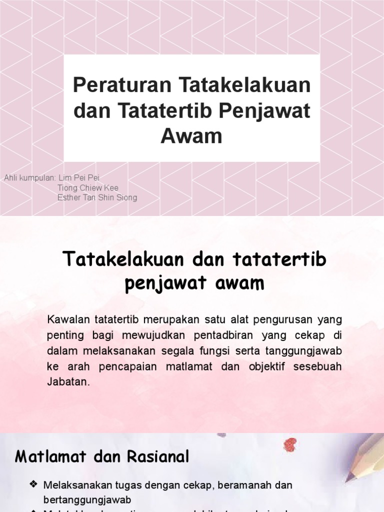 Edup 3083 Peraturan Tatakelakuan Dan Tatatertib Penjawat Awam | PDF