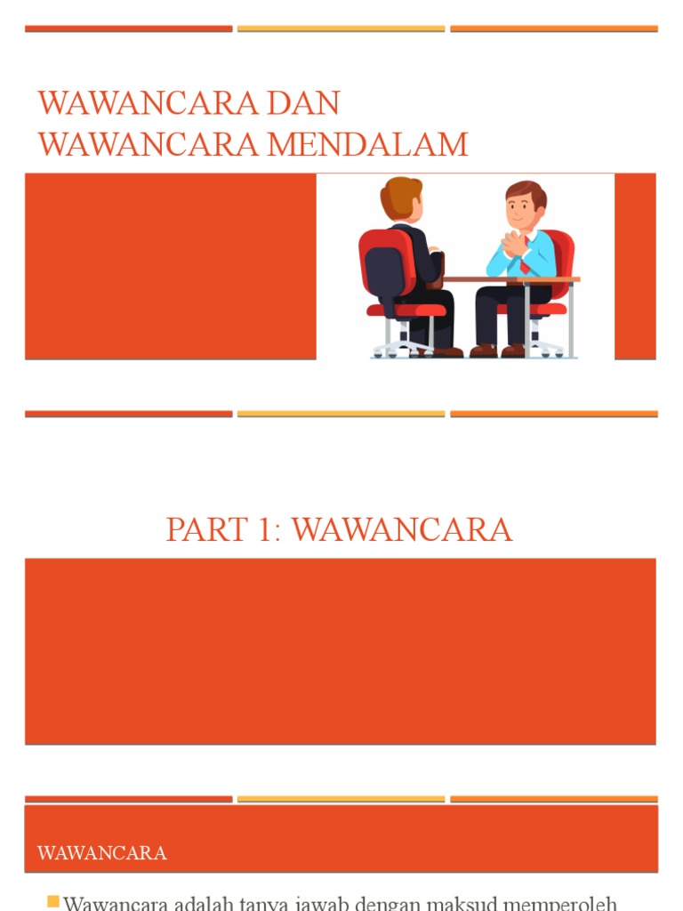 Wawancara Dan Wawancara Mendalam | PDF