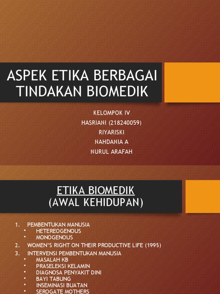 Etika Monogenous dalam Biomedik | PDF