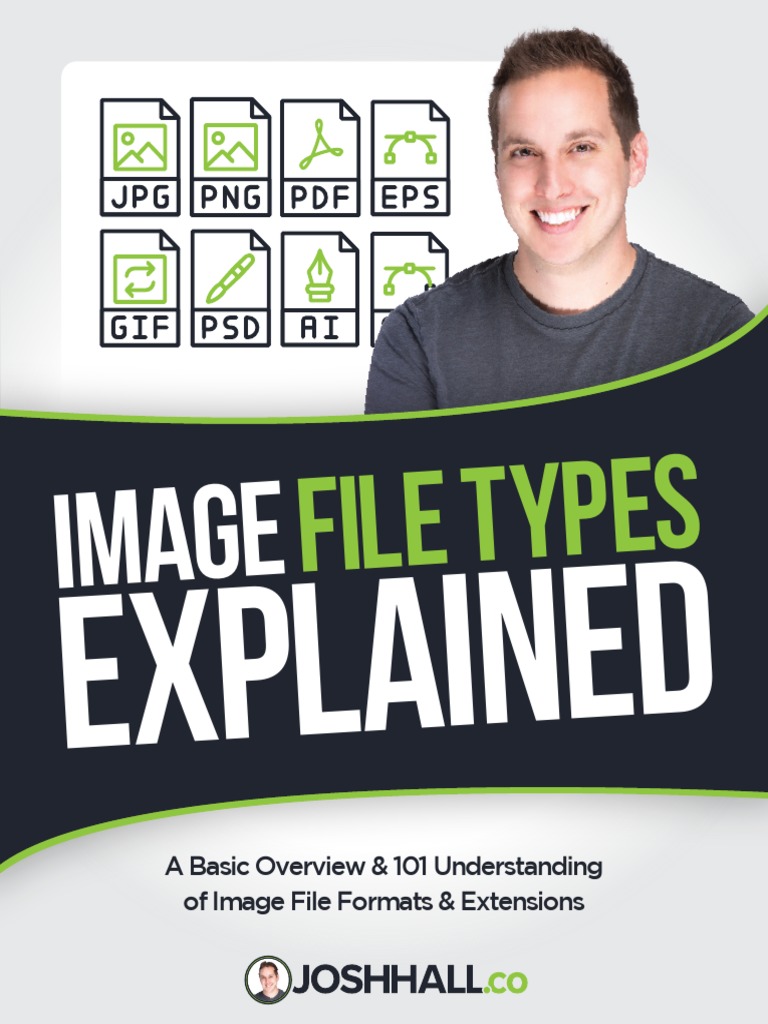 E Book Image File Types Explained | PDF | Image Resolution | Graphics