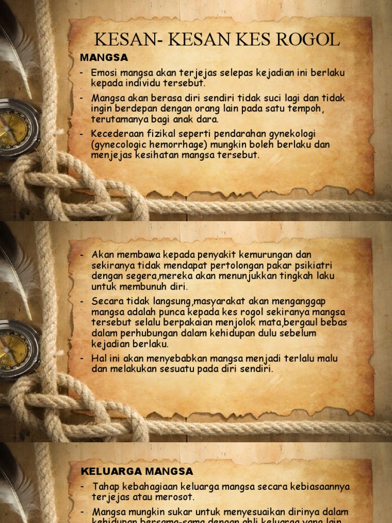 Kesan - Kesan Kes Rogol | PDF | Pengembangan Diri