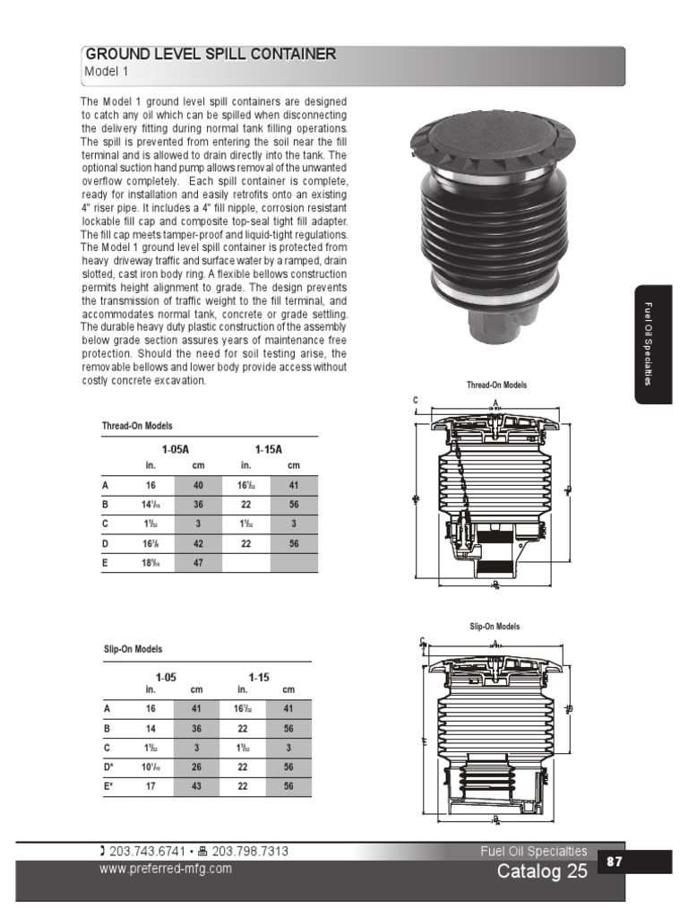 Ground Level Spill Container: Model 1 | PDF | Mechanical Engineering ...