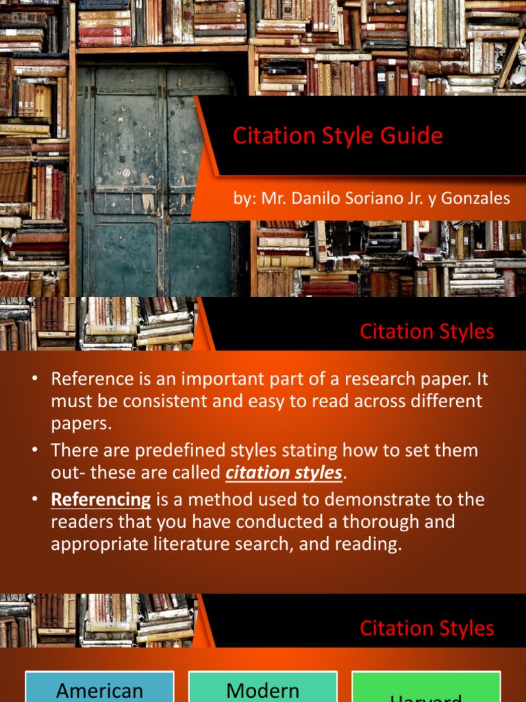 Comprehensive Citation Style Guide | PDF