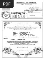 Contoh Undangan Haul Keluarga | PDF
