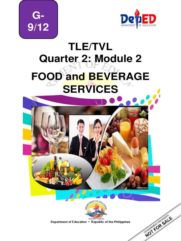 TLE TVL - G9 G12 - Q2 - Module 2 - FBS - Week 2 - Taking Food and Beverage Orders Liases Between ...