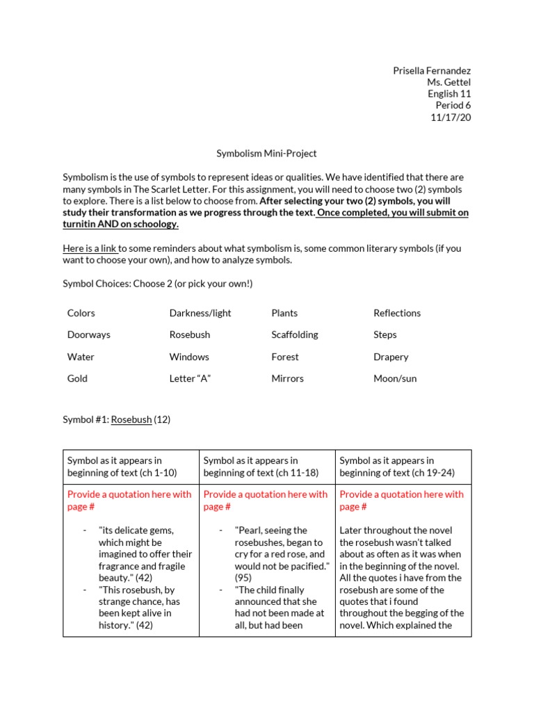 Symbolism Mini Project | PDF | Sin