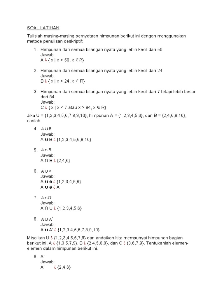 Tugas MTK Eko Bab 2 | PDF