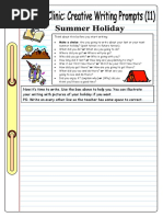My Dream Holiday - Essay Writing | PDF