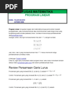 Soal Program Linear Grafik | PDF