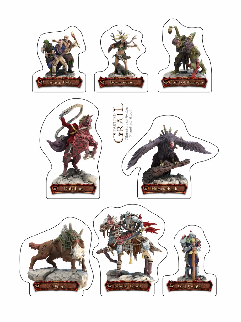 Tainted Grail Standees Color | PDF