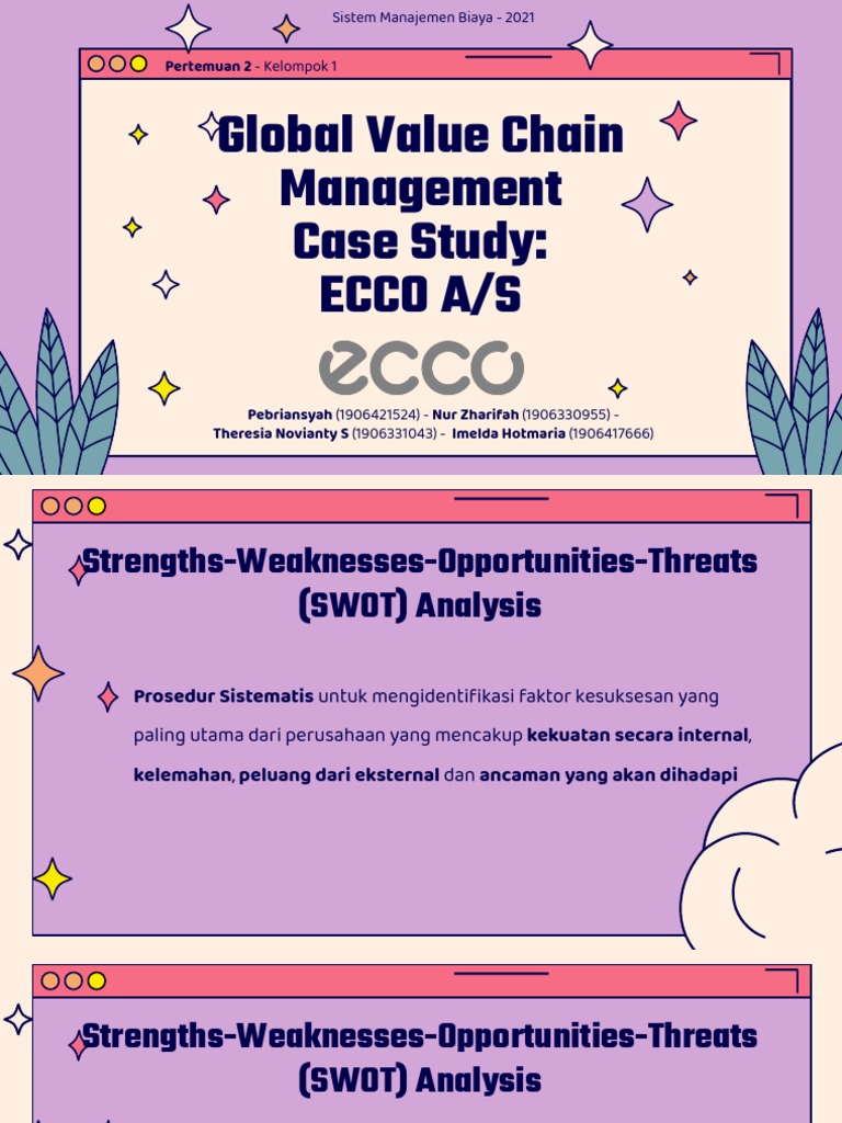 SMB - ECCO Global Value Chain - Kel | PDF