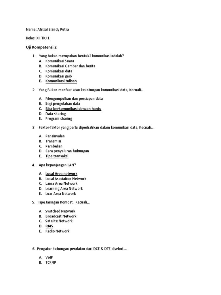 Tugas AIJ - Afrizal | PDF