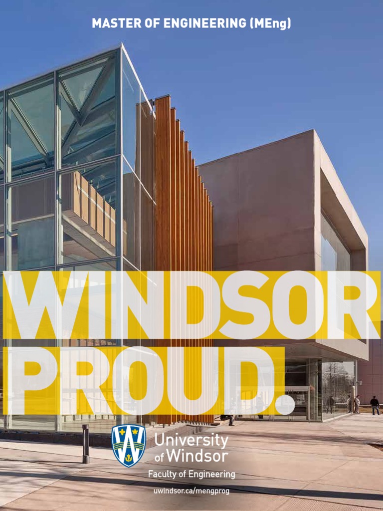 Master of Engineering (Meng) : Uwindsor - Ca/mengprog | Download Free PDF | Engineering | Engineer