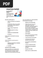 Position Paper Format | PDF