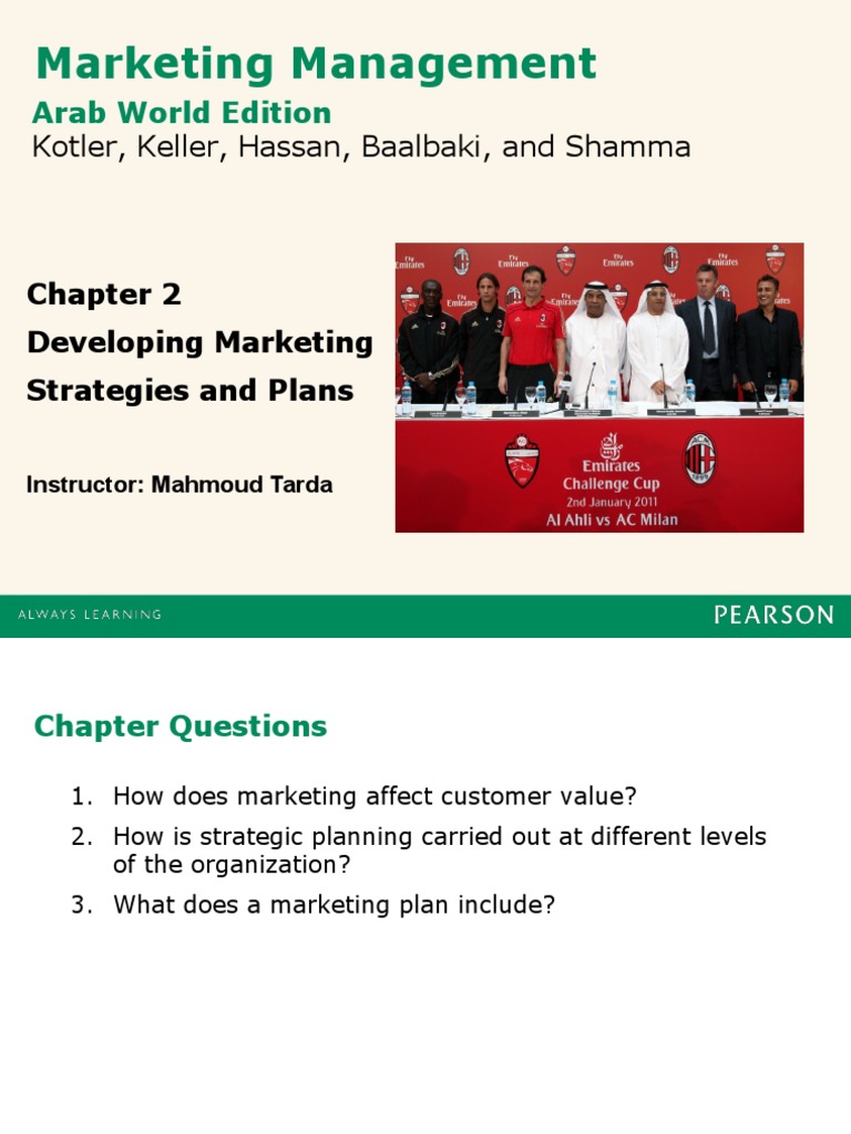 Chapter 2 Developing Marketing Strategies and Plans | PDF | Strategic ...