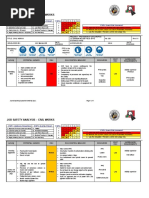 Job Safety Analysis: Trench Preparation & Thrust Boring Activity ...