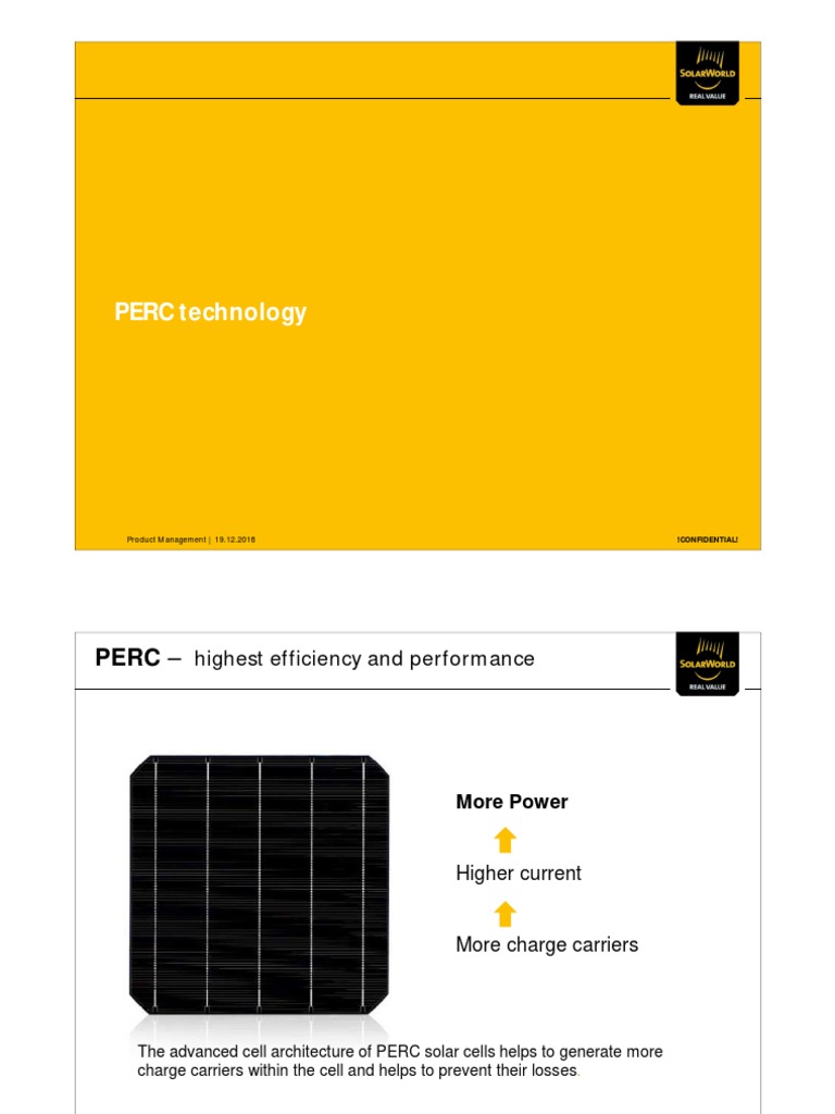 PERC Technologie | PDF | Solar Cell | Glass Applications