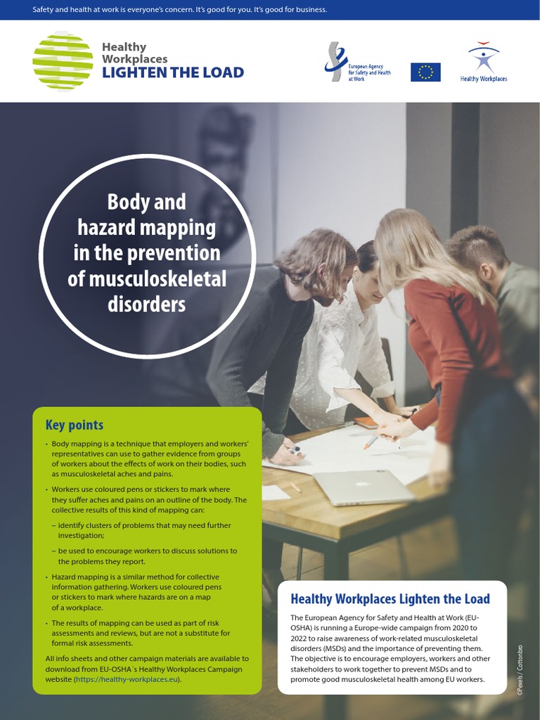 Preventing MSDs with Body Mapping Techniques | PDF | Occupational ...