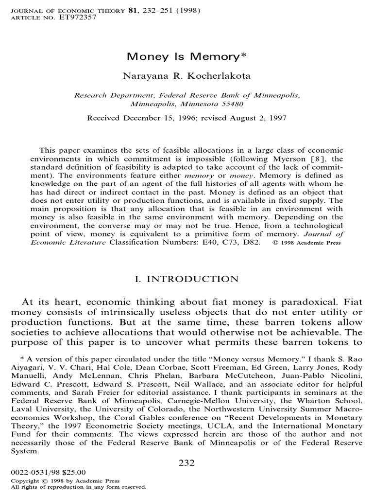Kocher Lakota 1998 | PDF | Measure (Mathematics) | Lebesgue Integration