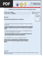 FIL11 - SIM - MELC 9 - Paggamit NG Cohesive Device Sa Gamit NG Wika Sa Lipunan | PDF