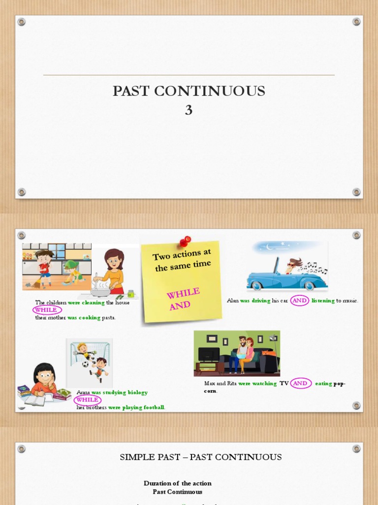 Past Continuous 3 | PDF | Grammar | Language Mechanics