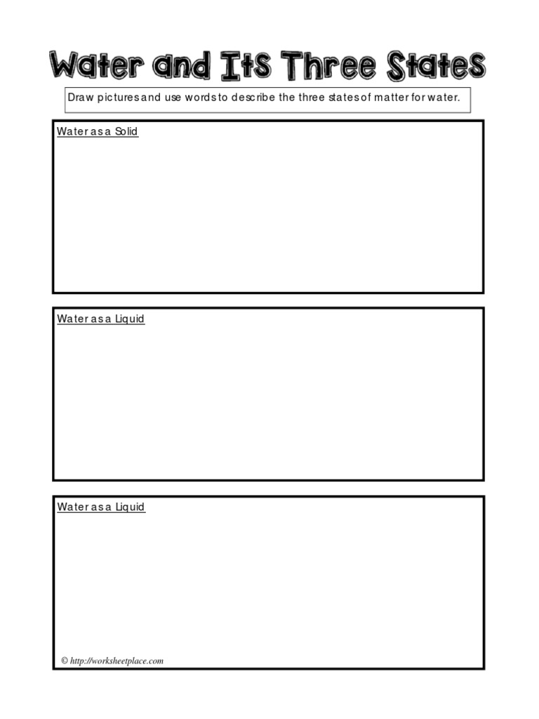 Water 3 States | PDF
