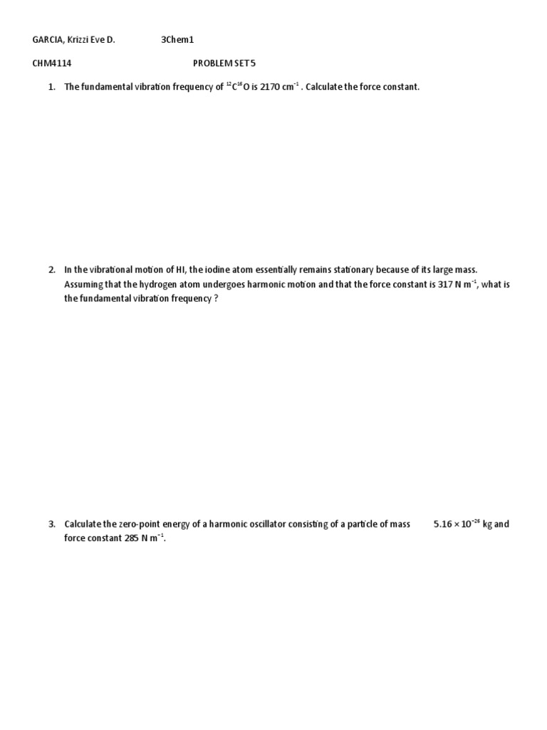 Problem Set 5 | PDF