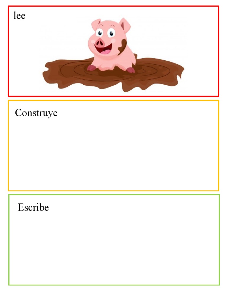 Fichas, Lee, Construye y Escribe | PDF