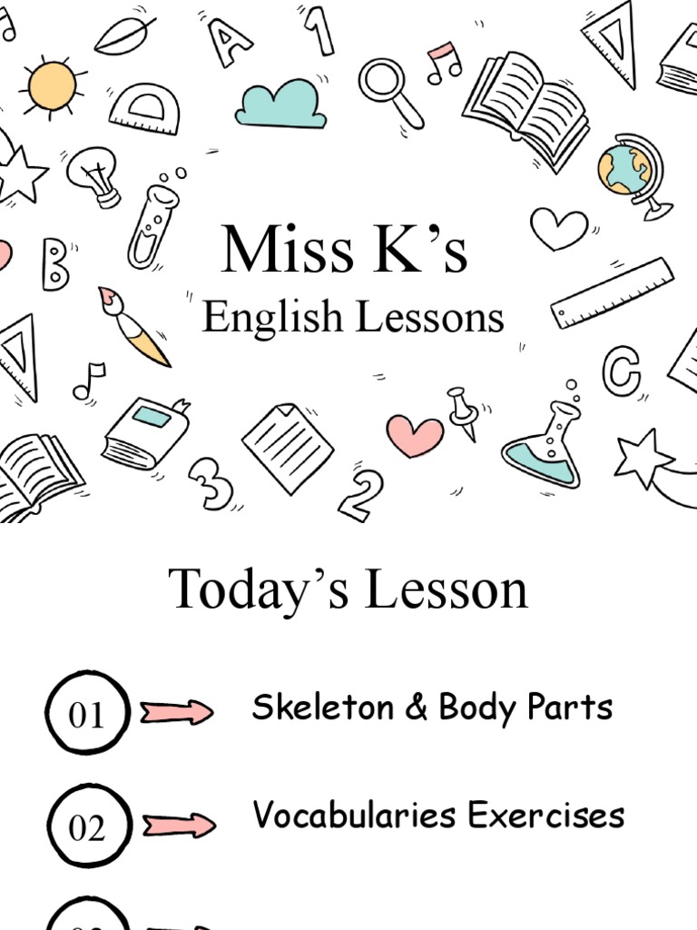 Skeleton & Writing Lesson Plan | PDF | Skeleton | Bone