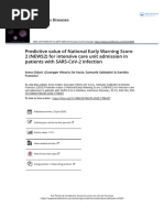 NEWS2 Chart 1 - The NEWS Scoring System - 0 - 0 | PDF