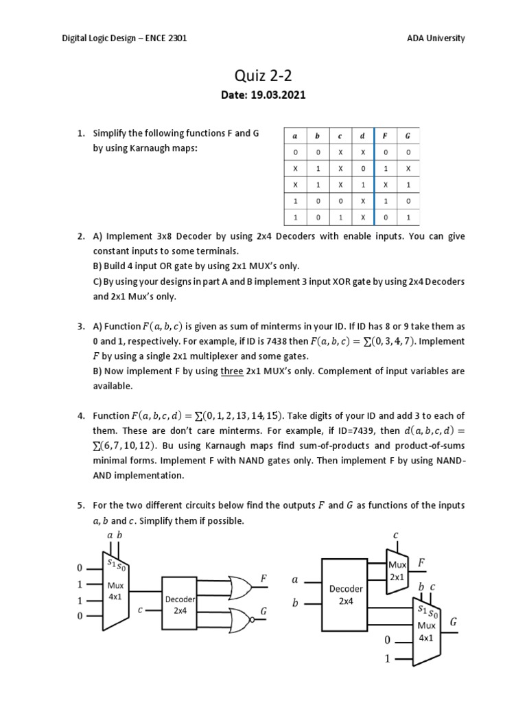 Quiz 2-2 Logic | PDF
