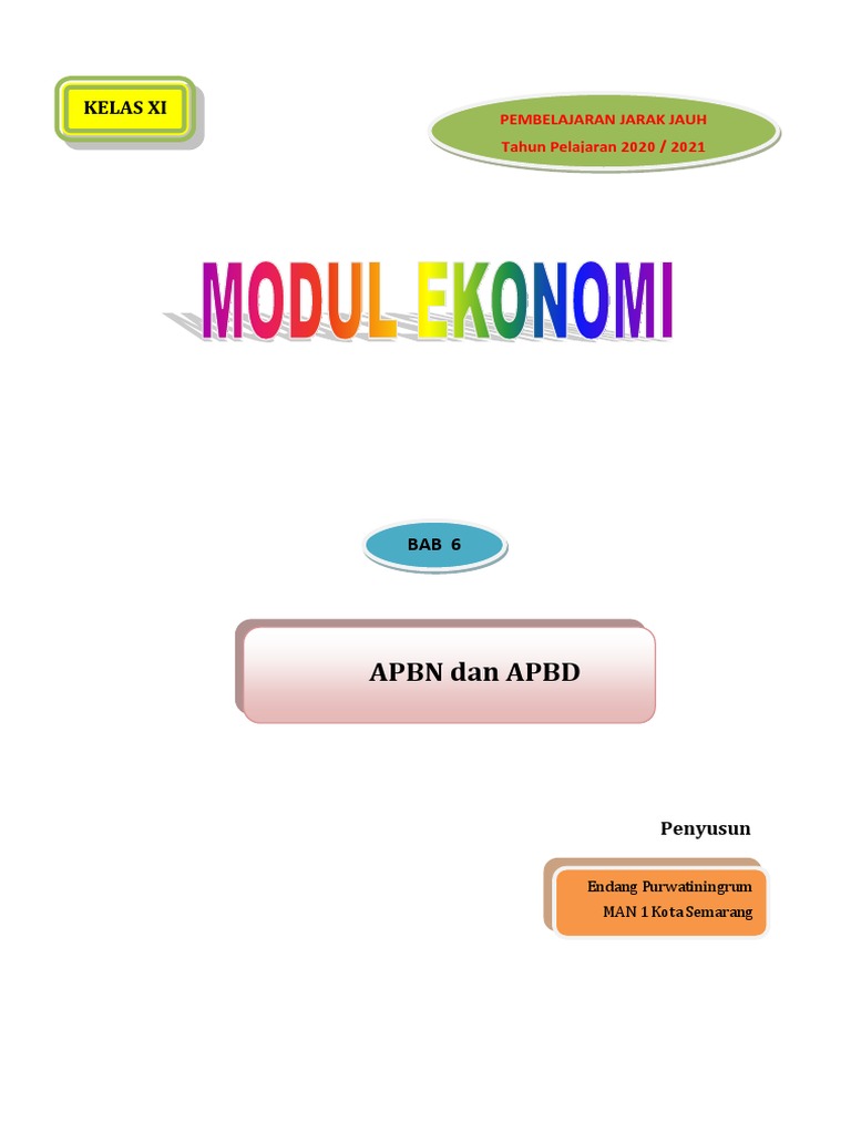 Komponen Utama APBN dan APBD | PDF | Pengelolaan Keuangan & Uang