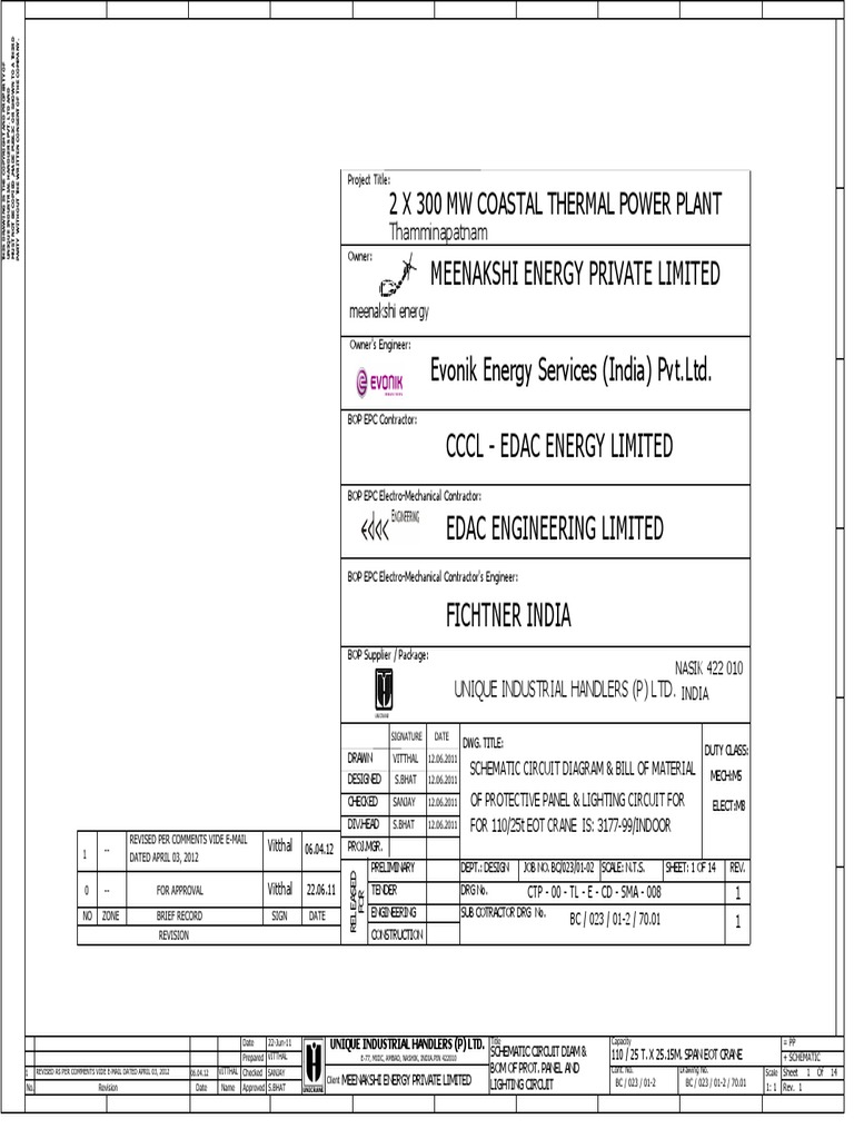 BC 023 Electrical Drgs. | PDF | Mains Electricity | Switch