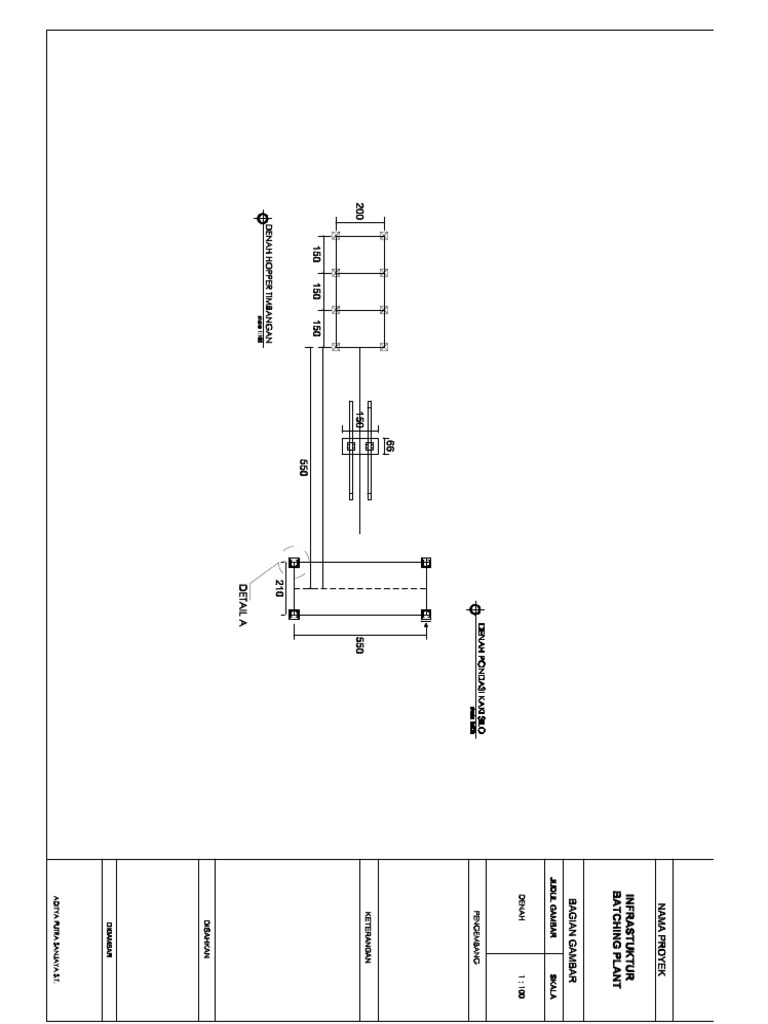 Batching Plant Denah | PDF