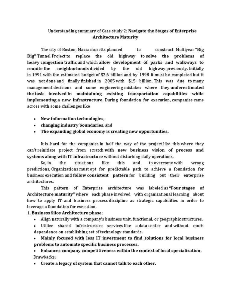 Case Study 2 - Understanding Summary of Case Study 2: Navigate The ...