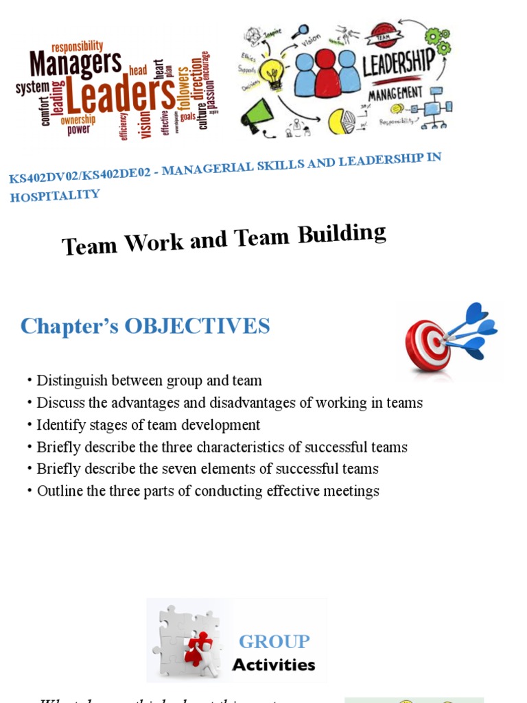 Teamwork and Teambuilding | PDF | Leadership | Applied Psychology