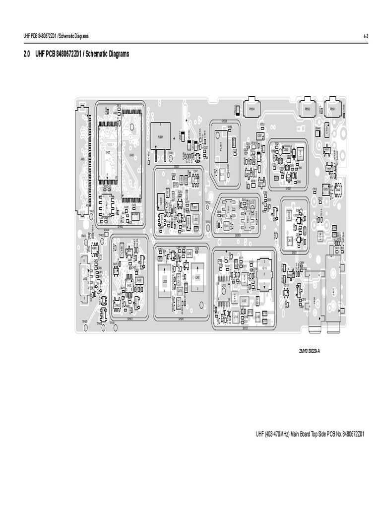 UHF PCB 8480672Z01 / Schematic Diagrams | PDF | Digital Electronics ...