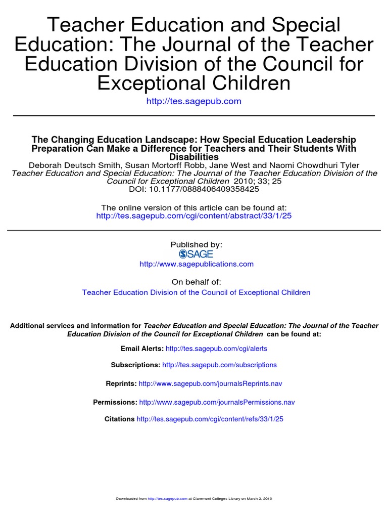 The Changing Education Landscape | PDF | No Child Left Behind Act ...