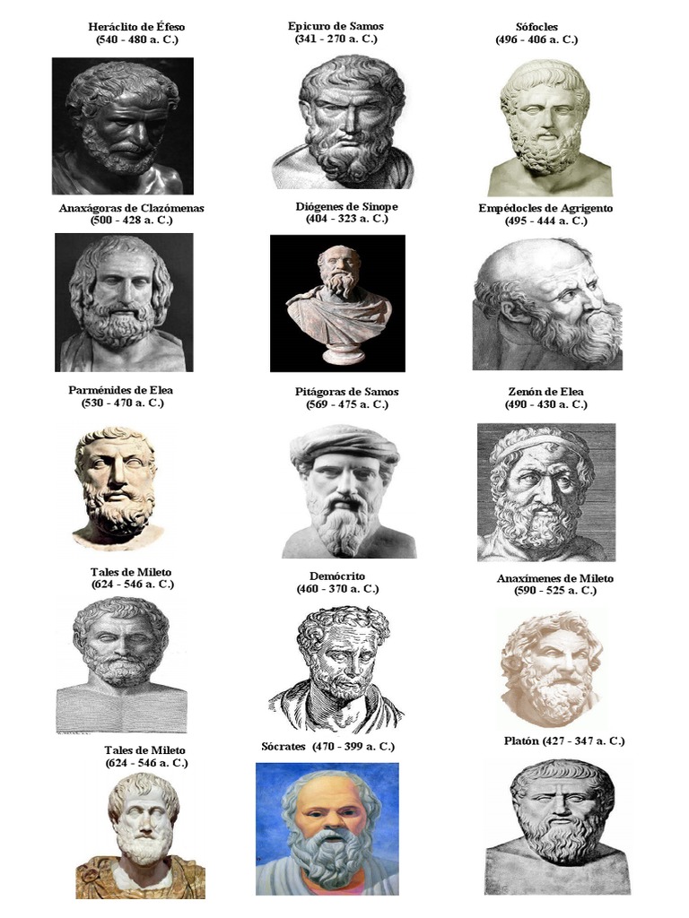 15 Filósofos Griegos Clásicos | PDF | Historia