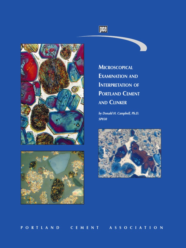 Cement Portland Microscopy (1) Campbell | PDF | Cement | Microscopy