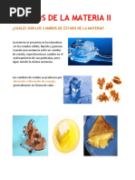 Cambios de Estado de Agregación de La Materia | PDF