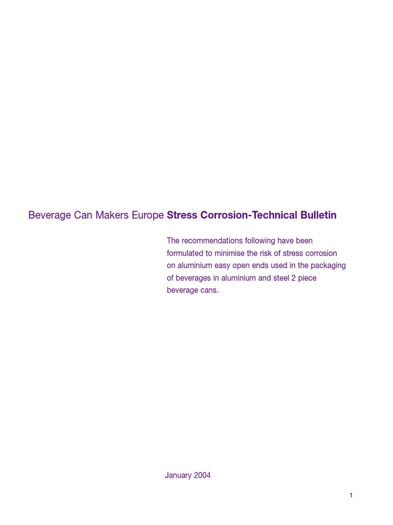 BCME-Stress Corrosion Technical Bulletin | PDF | Fracture | Fatigue ...