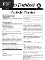 Subatomic Particles List | PDF | Elementary Particle | Quark