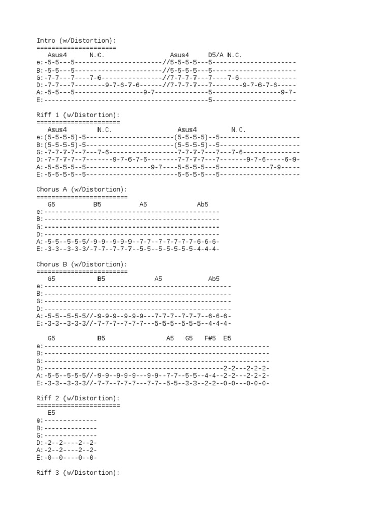 311 Come Original Pdf Sound Production Guitars