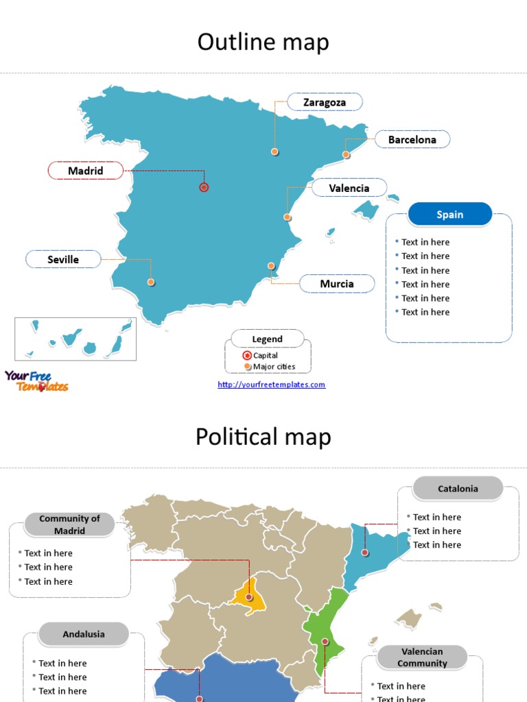 Spain Map | PDF | Creative Commons License | Media Sharing