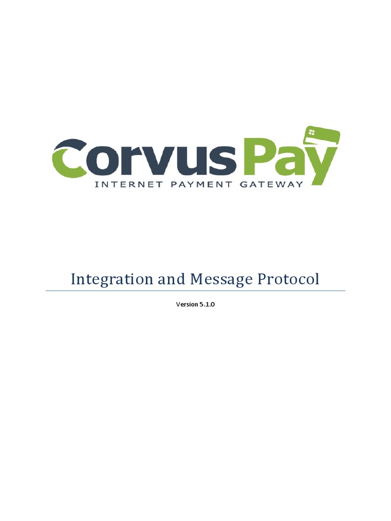 CorvusPay IntegrationManual 5.1.0 | PDF | Visa Inc. | Payments
