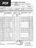 Garbage Record Book - Sample Entries | PDF