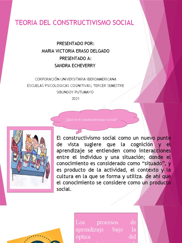Teoria Del Constructivismo Social | PDF | Desarrollo cognitivo ...
