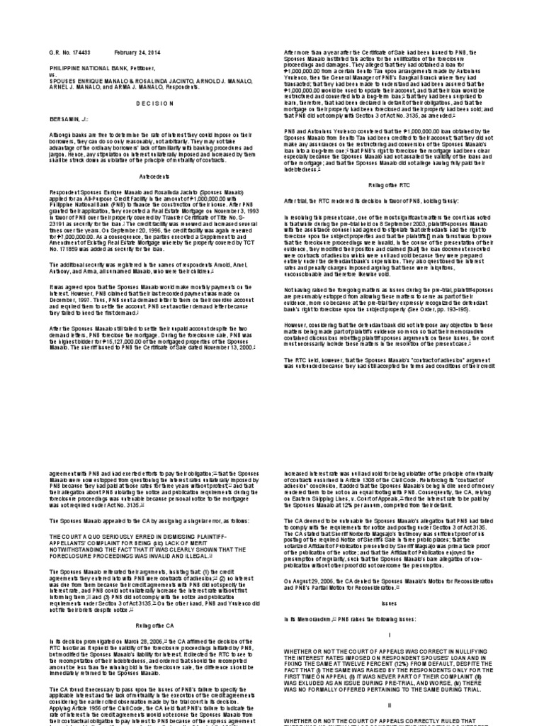 Civpro Cases 2 | PDF | Complaint | Foreclosure