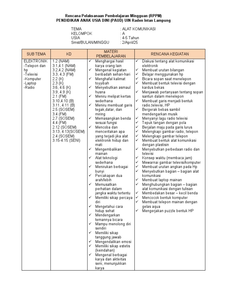 2 RPPM Dan RPPH | PDF
